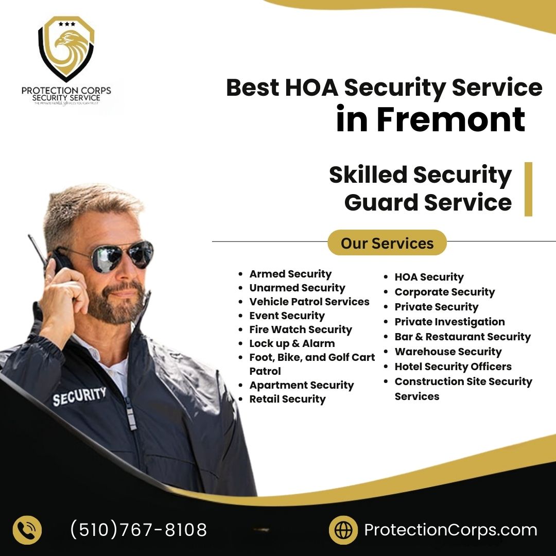 HOA Security Guard Services in Fremont, CA